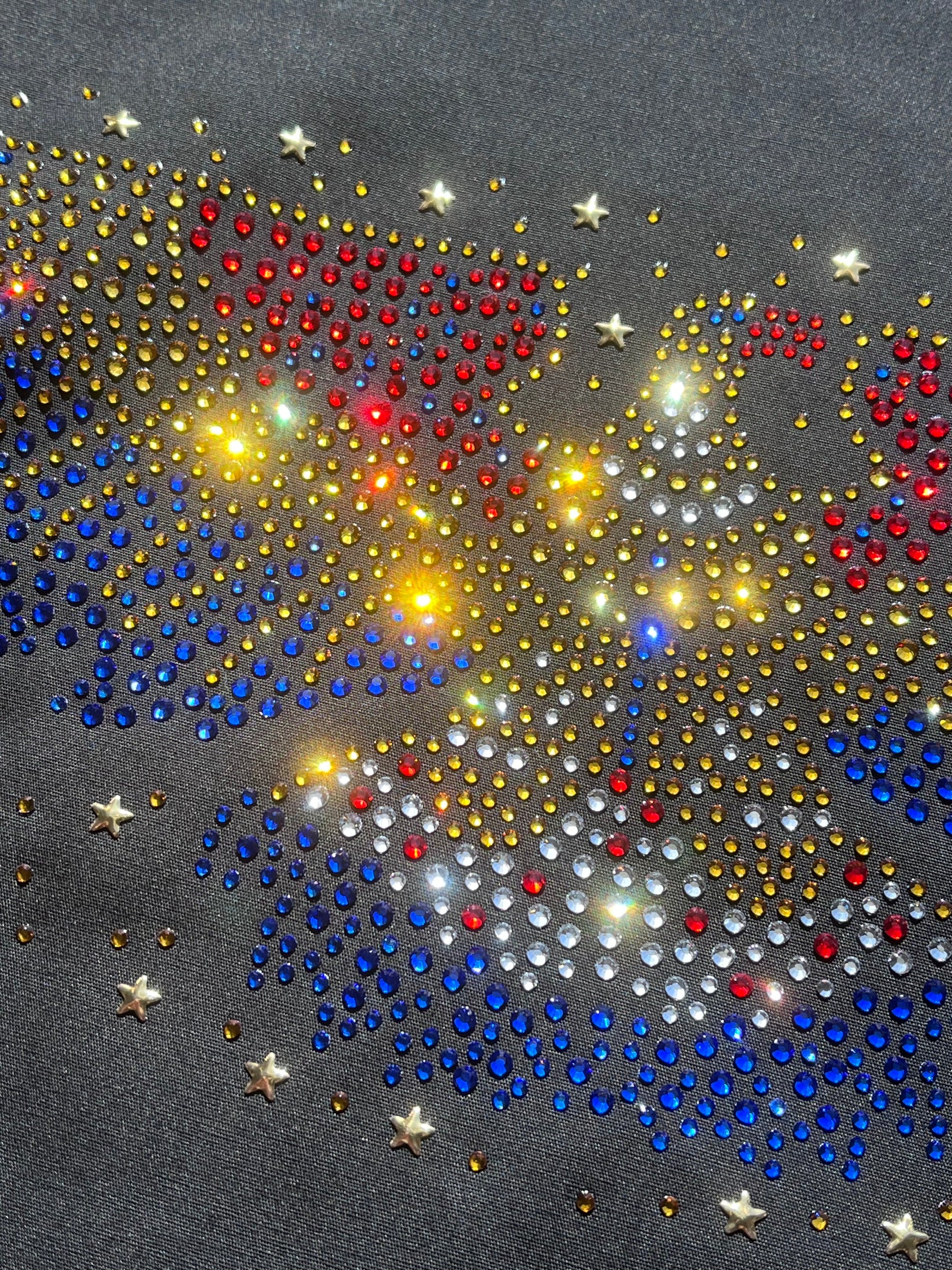 Elvis Eagle Rhinestone Iron On Heat Transfer Bling patch By Rhinestop ...