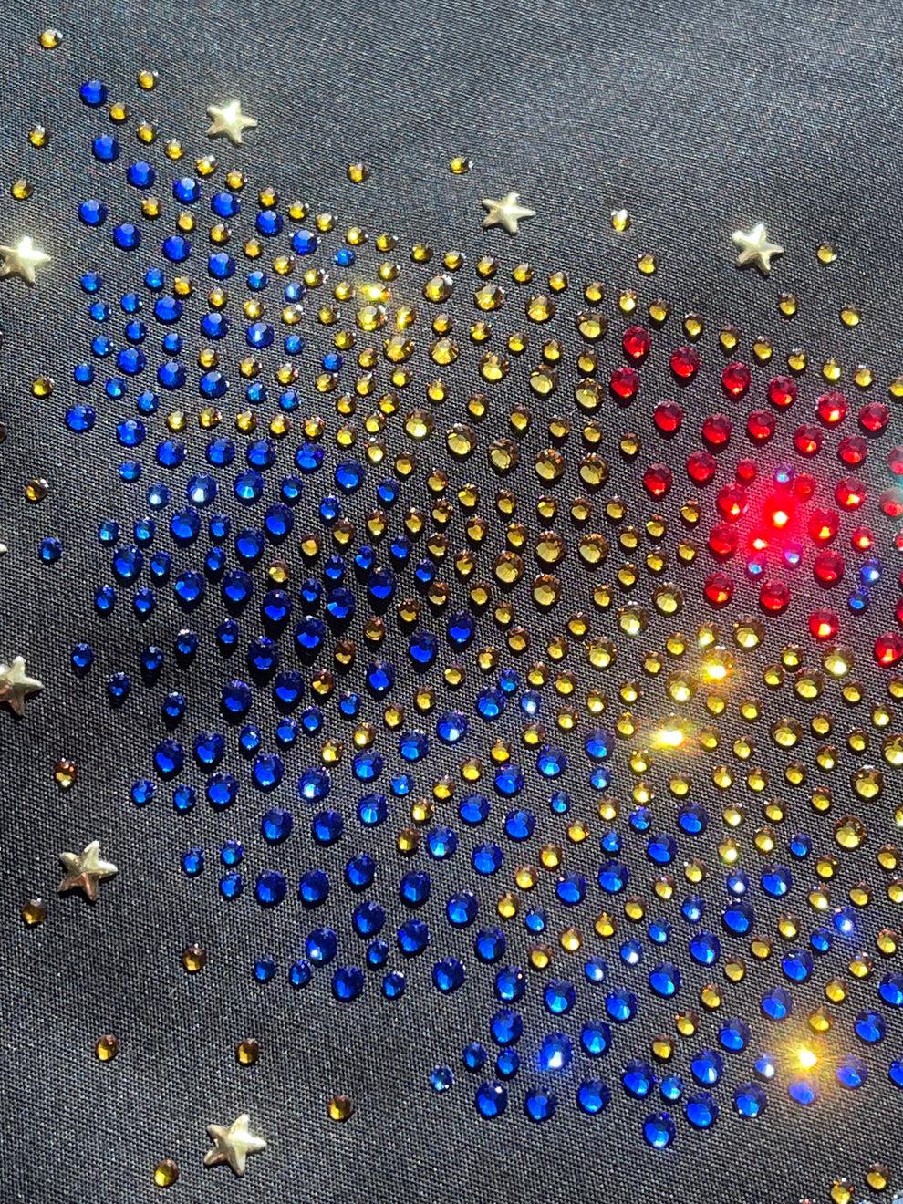 Elvis Eagle Rhinestone Iron On Heat Transfer Bling patch By Rhinestop ...