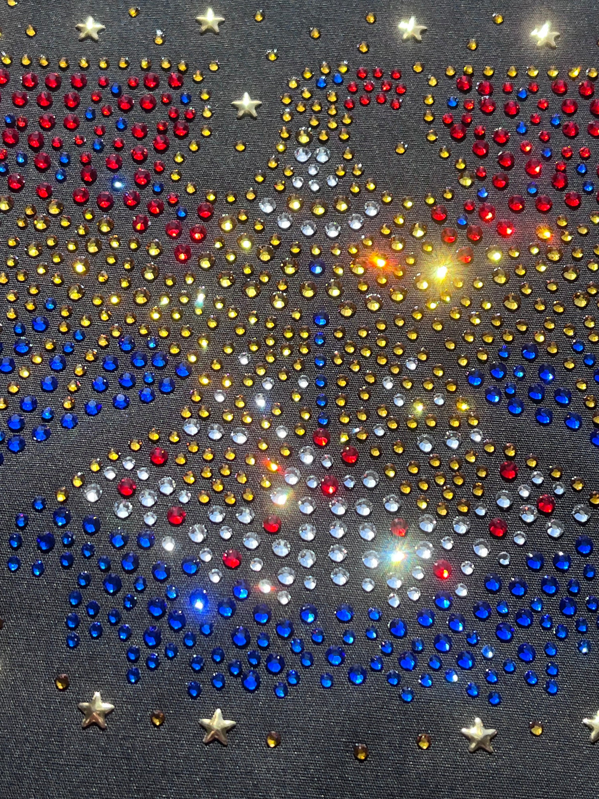 Elvis Eagle Rhinestone Iron On Heat Transfer Bling patch By Rhinestop ...